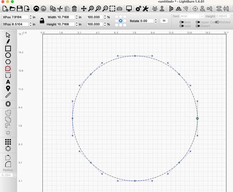 How to Break Apart a Circle in Lightburn