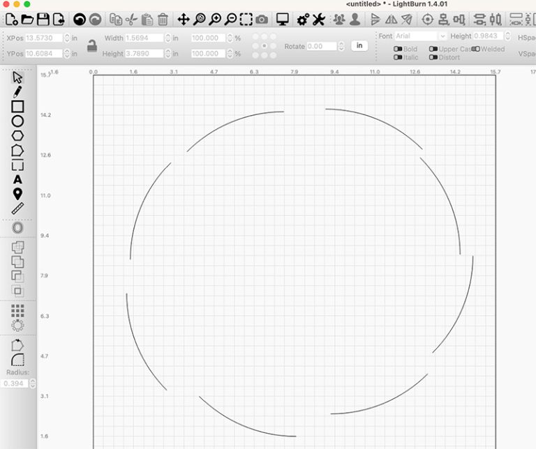 How to Break Apart a Circle in Lightburn