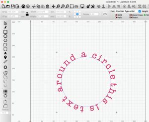 How to Wrap Text Around a Circle in Lightburn